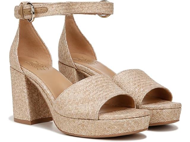 (取寄) ナチュラライザー レディース パーリン3 アンクル ストラップ Naturalizer women Pearlyn3 Ankle Straps Wheat Woven Fabric