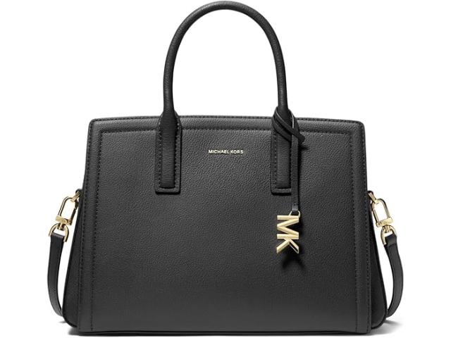 (取寄) マイケルコース レディース ライラ ミディアム サッチェル MICHAEL Michael Kors women Laila Medium Satchel Black