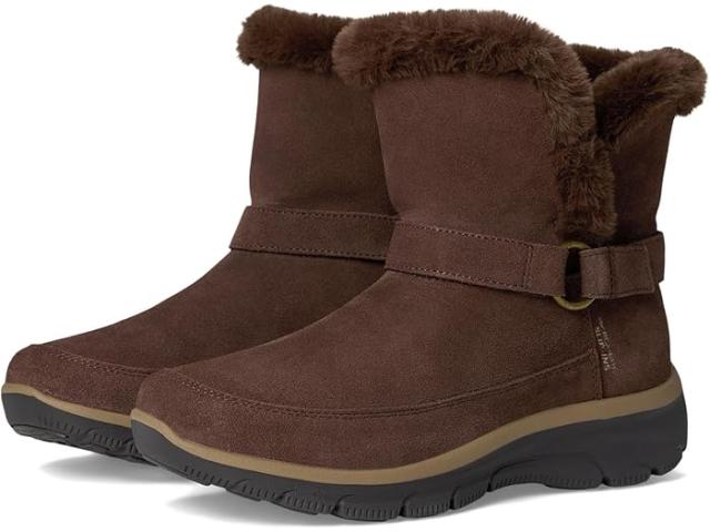 (取寄) スケッチャーズ レディース イージー ゴーイング - ドリーマーズ ラグゼ ヴィーブ ハンズ フリー スリップインズ SKECHERS women Easy Going - Dreamers Luxe Vibe Hands Free Slip-ins Chocolate