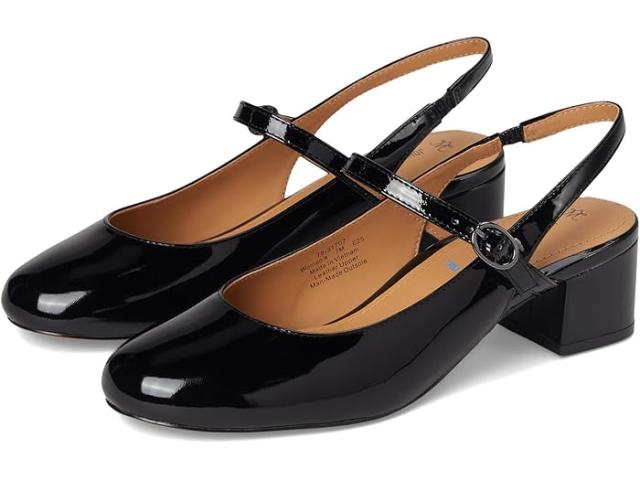 (取寄) ジョンストン&マーフィー レディース シエナ メアリー ジーン スリングバック Johnston & Murphy women Sienna Mary Jane Slingback Black