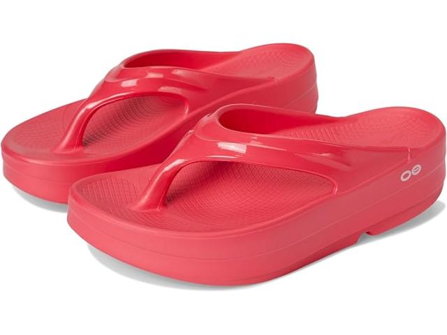 (取寄) ウーフォス レディース オメガ ウーララ ラグゼ OOFOS women OOmega OOlala Luxe Neon Berry