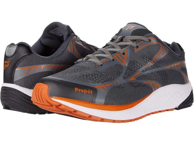 (取寄) プロペット メンズ ワン Lt Propet men One LT Dark Grey/Burnt Orange