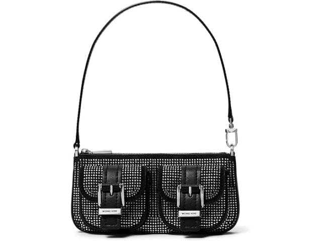 (取寄) マイケルコース レディース ゾエ スモール コンバーチブル ポーチ MICHAEL Michael Kors women Zoe Small Convertible Pouchette Black 3