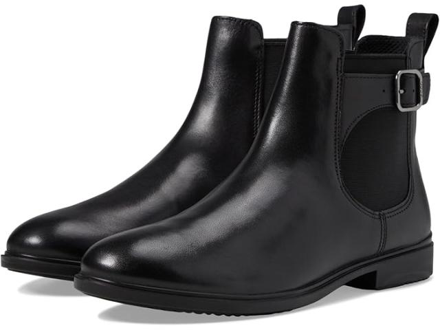 (取寄) エコー レディース ドレス クラシック チェルシー バックル アンクル ブーツ ECCO women Dress Classic Chelsea Buckle Ankle Boot Black
