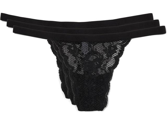 (取寄) コサベラ レディース ネバー セイ ネバー G-ストリング 3-パック スキムピー Cosabella women Never Say Never G-String 3-Pack Skimpie Black