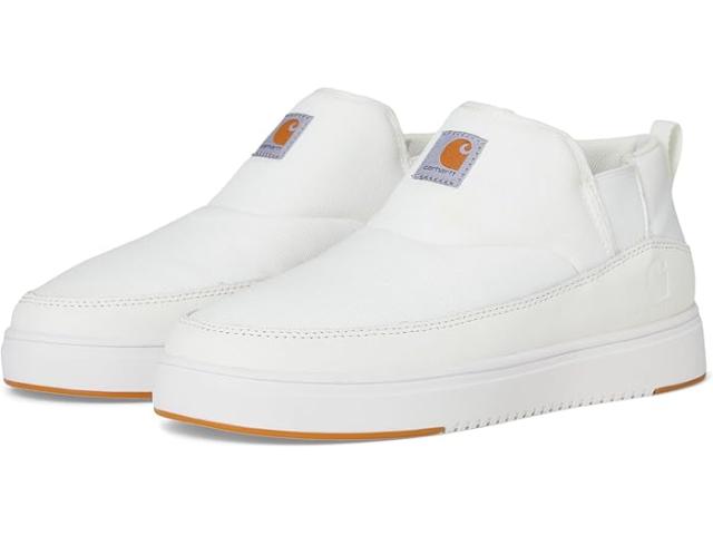 (取寄) カーハート メンズ デトロイト キャンバス ミッド スリッポン Carhartt men Detroit Canvas Mid Slip-On White