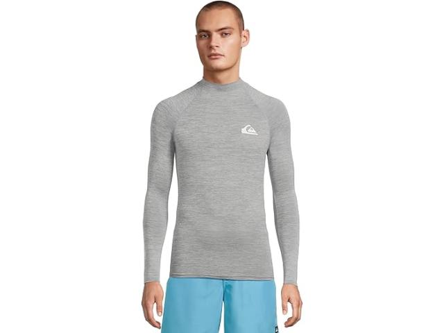 (取寄) クイックシルバー メンズ エブリデイ UPF50 ロング スリーブ サーフ ティー Quiksilver men Everyday Upf50 Long Sleeve Surf Tee Smoked Grey Heather