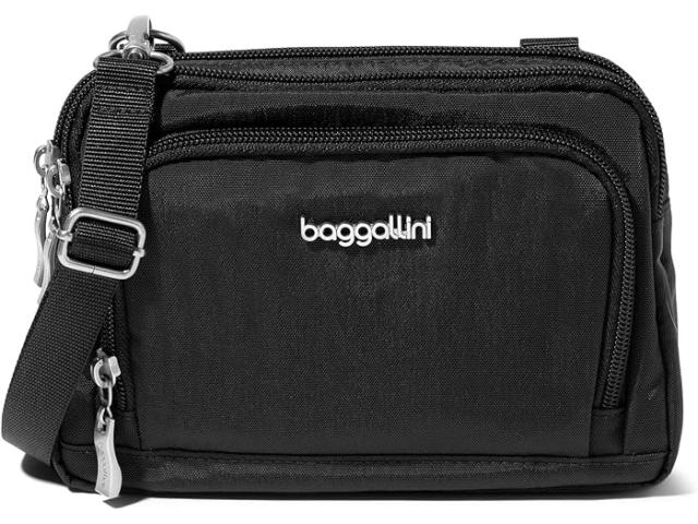 (取寄) バッガリーニ レディース トライフェクタ Rfid ウォレット クロスボディ Baggallini women Trifecta Rfid Wallet Crossbody Black