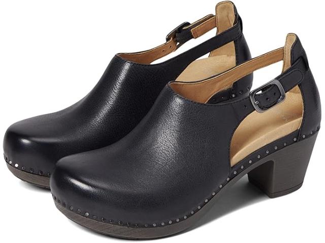 (取寄) ダンスコ レディース サッシー Dansko women Sassy Black Milled Burnished