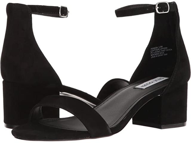 (取寄) スティーブマデン レディース イレーネ サンダル Steve Madden women  Irenee Sandal Black Suede