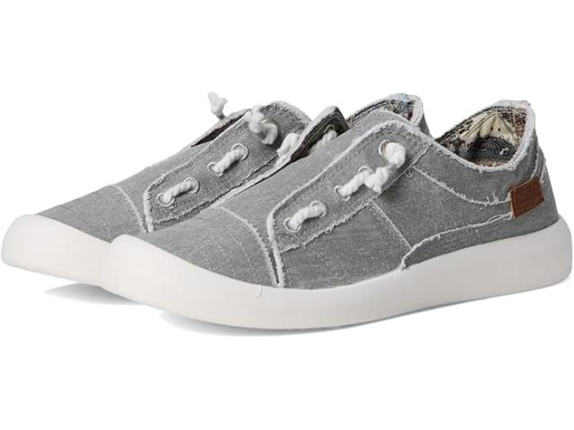 (取寄) ブローフィッシュ マリブ レディース ビーチサイド スリッポン シューズ Blowfish Malibu women Beachside Slip On Shoes Raindrop Grey Twill Fabric