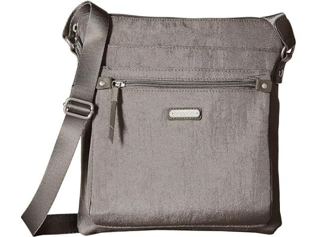 (取寄) バッガリーニ レディース ゴー バッグ ウィズ Rfid フォン リスレット Baggallini women Baggallini Go Bagg with RFID Phone Wristlet Sterling Shimmer