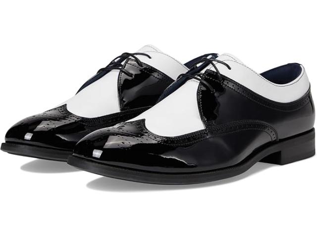 (取寄) ステイシー アダムス メンズ デイトン リ ウイング ティップ レース-アップ Stacy Adams men Dayton II Wing Tip Lace-Up Black and White