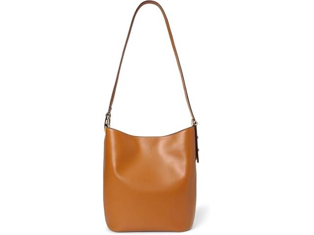 (取寄) ケイトスペード レディース ハロ ファイン グレイン レザー バケット Kate Spade New York women Halo Fine Grain Leather Bucket Baked Amber