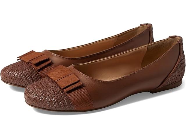 (取寄) フレンチ ソール レディース レイラ French Sole women Layla Cognac Nappa/Raffia