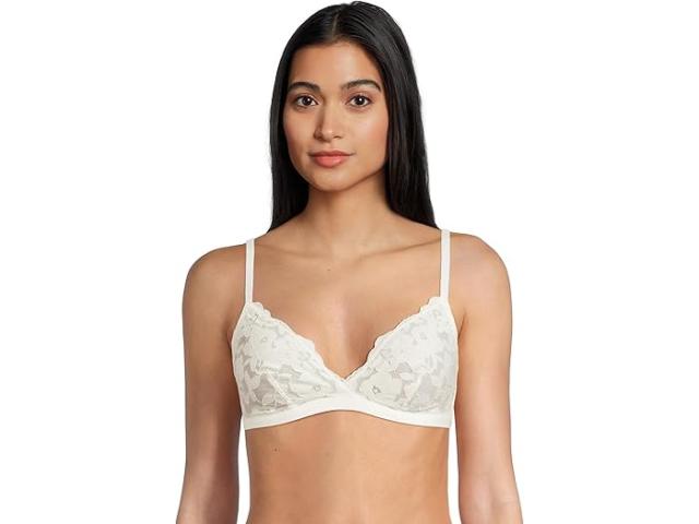 (取寄) コサベラ レディース ロマンツァ コットン レース トライアングル ブラレット Cosabella women Romanza Cotton Lace Triangle Bralette Moon Ivory