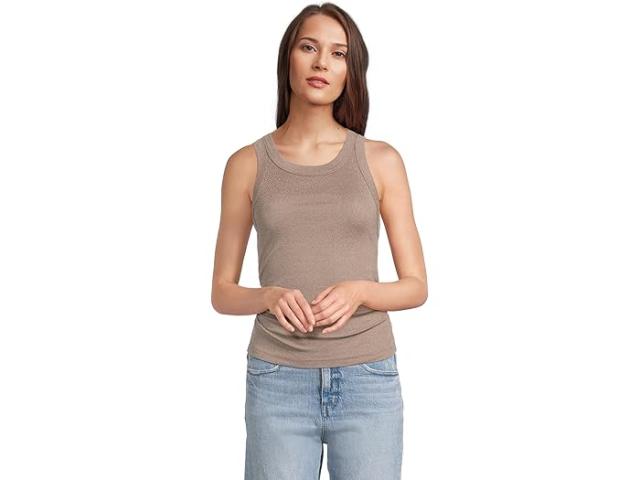 (取寄) マイケル スターズ レディース エラ クロップ タンク Michael Stars women Ella Crop Tank Cobblestone