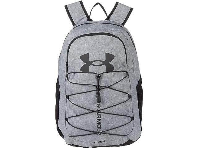 (取寄) アンダーアーマー ハッスル スポーツ バックパック Under Armour Under Armour Hustle Sport Backpack Pitch Gray Medium Heather/Black