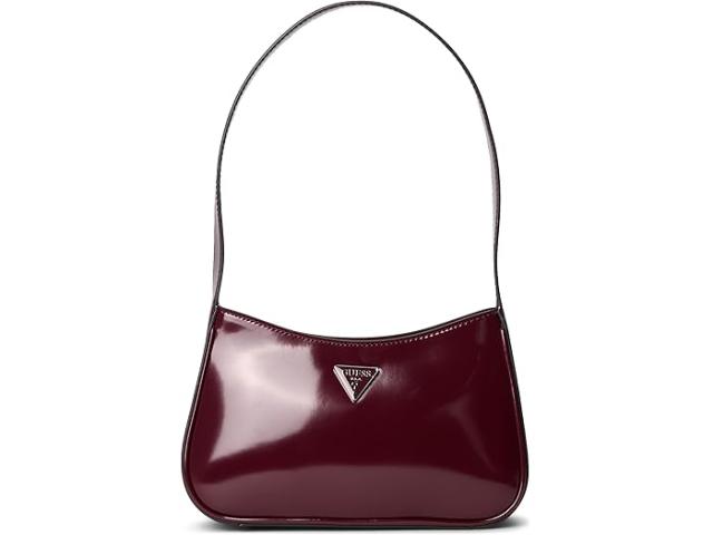 (取寄) ゲス レディース トップ ジップ ショルダー バッグ GUESS women Arnela Top Zip Shoulder Bag Burgundy