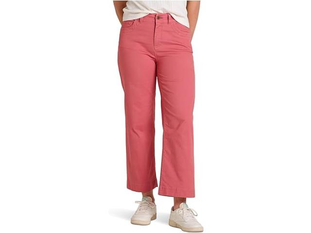 (取寄) トードアンドコー レディース アースワークス ワイド レッグ クロップ パンツ Toad&Co women Earthworks Wide Leg Crop Pants Dusty Cedar