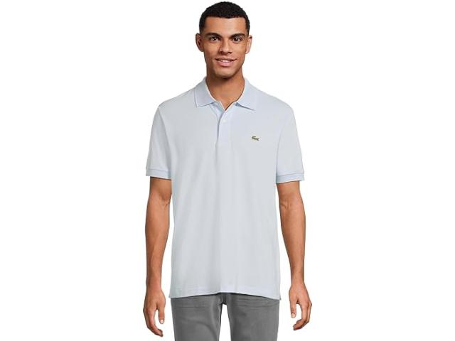 (取寄) ラコステ メンズ クラシック フィット L.12.12 ライト ピケ ポロ Lacoste men Classic Fit L.12.12 Light Pique Polo Light Blue
