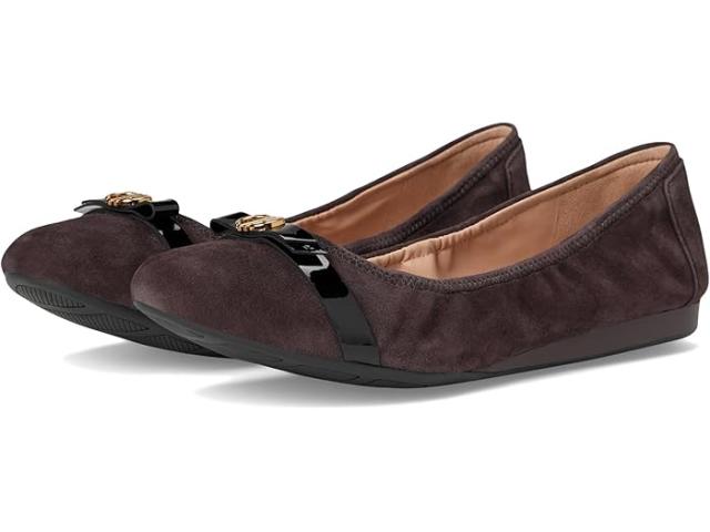 (取寄) コールハーン レディース トヴァ ボウ バレエ Cole Haan women Tova Bow Ballet Dark Chocolate Suede