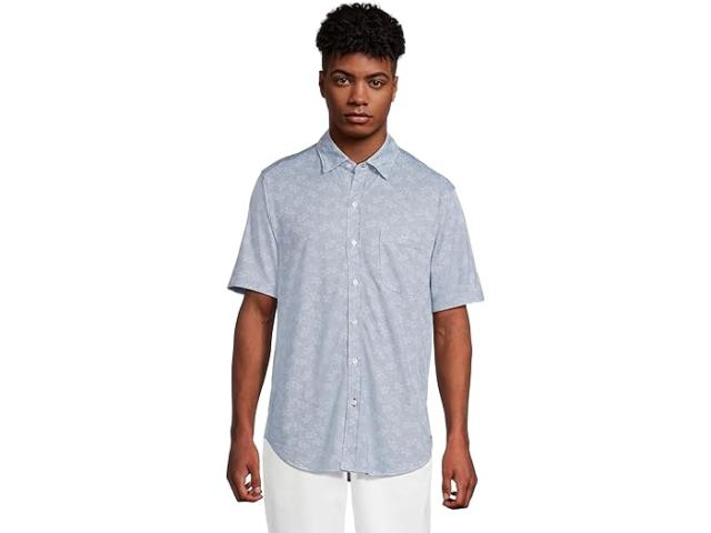 (取寄) トミーバハマ メンズ サン ルシオ ロータス シャツ ショート スリーブ  Bahama men San Lucio Lotus Shirt Short Sleeve Stellar Sapphire