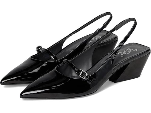 (取寄) フランコ サルト レディース  Franco Sarto women Galin Black Patent Faux