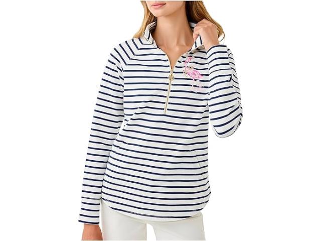 (取寄) リリー ピュリッツァー レディース スキッパー ポップオーバー Lilly Pulitzer women Skipper Popover Holiday Flamingo Graphic