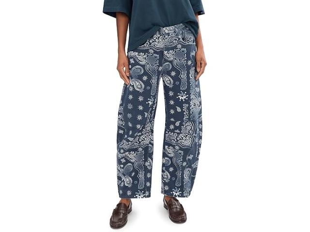 (取寄) フリーピープル レディース グッド ラック プリンテッド バレル Free People women Good Luck Printed Barrel Navy Bandana