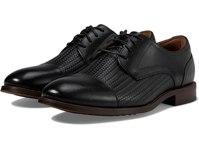 (取寄) フローシャイム メンズ ルッチ ウィーブ キャップ トゥ オックスフォード Florsheim men Florsheim Rucci Weave Cap Toe Oxford Black