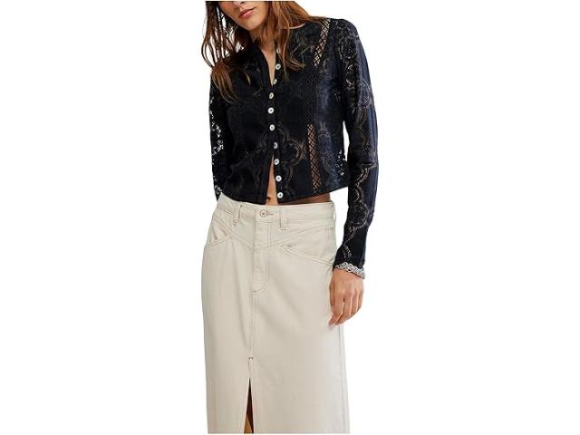 (取寄) フリーピープル レディース ジェー ニット ロング スリーブ Free People women Jae Knit Long Sleeve Black