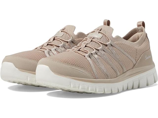 (取寄) スケッチャーズ スニーカー レディース グレースフル - ソフト ソウル SKECHERS women Graceful - Soft Soul Taupe