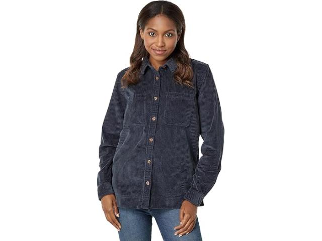 (取寄) エルエルビーン レディース コンフォート コーデュロイ リラックスド-フィット シャツ ロング スリーブ L.L.Bean women L.L.Bean Comfort Corduroy Relaxed Shirt Long Sleeve Carbon Navy