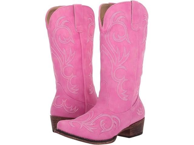 (取寄) ローパー レディース ライリー Roper women Riley Hot Pink Faux Leather Vamp