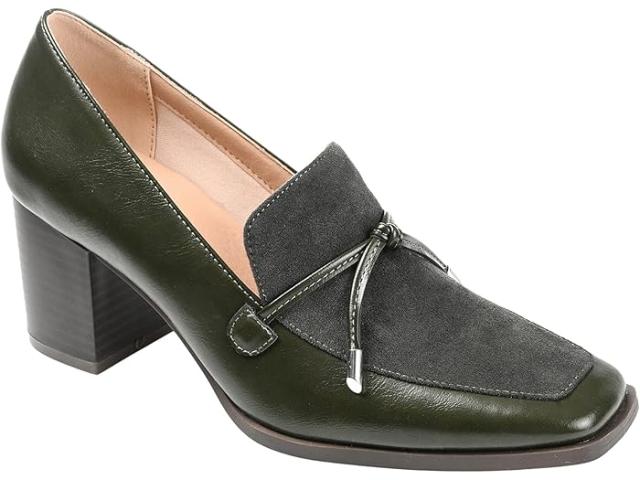 (取寄) ジュルネ コレクション レディース トゥルー コンフォート フォーム クロフォード ポンプ Journee Collection women Tru Comfort Foam Crawford Pump Olive