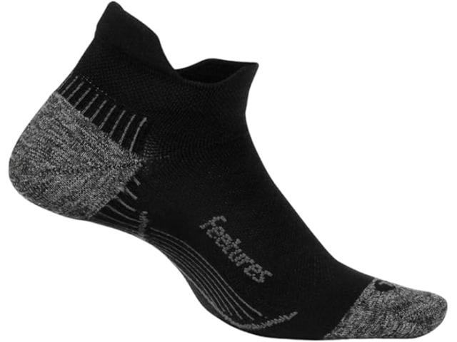 (取寄) フィーチャーズ プランター ファシアイティス レリーフ ライト クッション ノー ショー タブ Feetures Plantar Fasciitis Relief Light Cushion No Show Tab Black