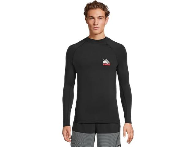 (取寄) クイックシルバー メンズ HI UPF50 ロング スリーブ サーフ ティー Quiksilver men HI Upf50 Long Sleeve Surf Tee Black