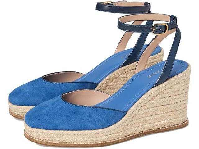 (取寄) コールハーン レディース クラウドフィール カイラ エスパドリーユ ウェッジ Cole Haan women Cloudfeel Kyra Espadrille Wedges Dutchblue Suede/Navy Blazer Leather
