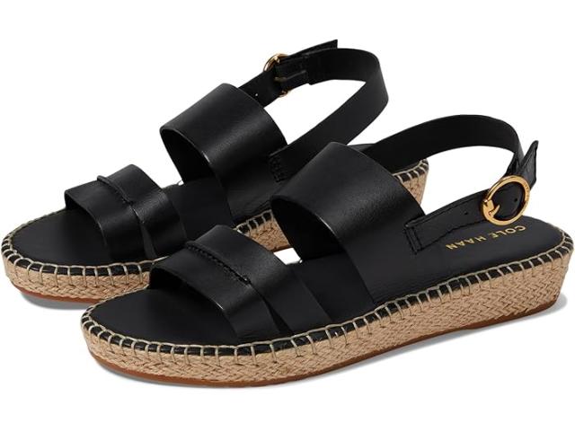 (取寄) コールハーン レディース クラウドフィール ティルデン サンダル Cole Haan women Cole Haan Cloudfeel Tilden Sandals Black Leather