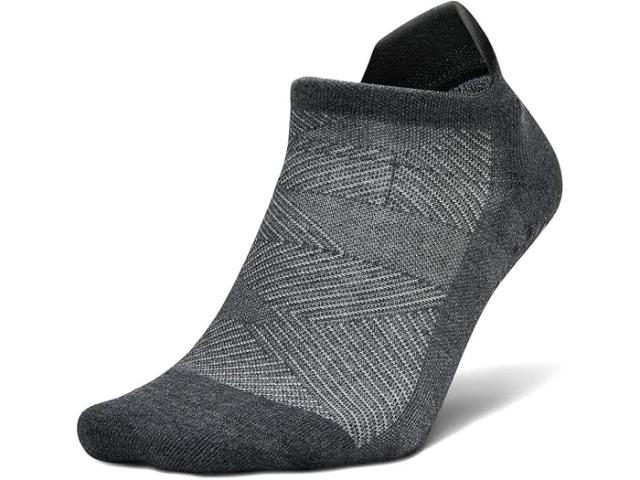 (取寄) フィーチャーズ エリート マックス クッション グリップ ノー ショー タブ Feetures Elite Max Cushion Grip No Show Tab Flow Gray