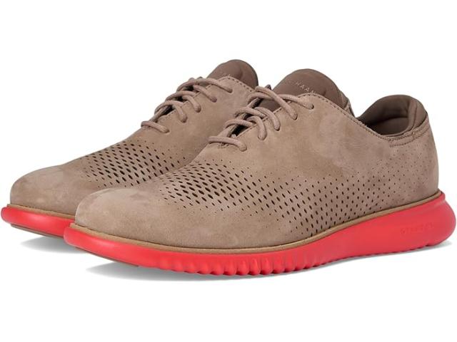 (取寄) コールハーン メンズ 2 ゼログランド レーザー ウイング ティップ オックスフォード ライン Cole Haan men 2.Zerogrand Laser Wing Tip Oxford Lined Irish Coffee Nubuck/Truffle/Molten Lava