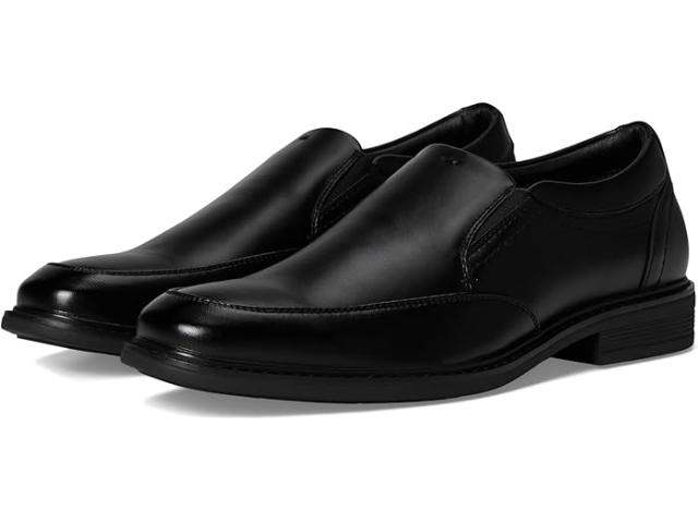 (取寄) ナン ブッシュ メンズ ジャービス モカシン トゥ スリッポン ドレス カジュアル ビジネス ローファーズ Nunn Bush men Jarvis Moccasin Toe Slip-On Dress Casual Business Loafers Black