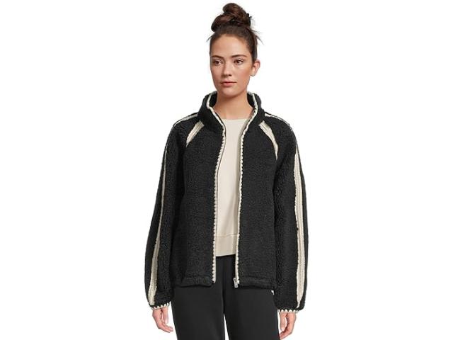 (取寄) アグ レディース ニキア クローシェ アグフラフ ジャケット UGG women UGG Nikia Crochet Uggfluff Jacket Black