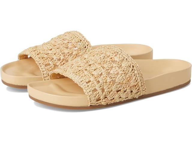 (取寄) ロフラー ランドール レディース アンリ クローシェ ラフィア バンド フットベッド サンダル Loeffler Randall women Henri Crochet Raffia Band Footbed Sandals Natural