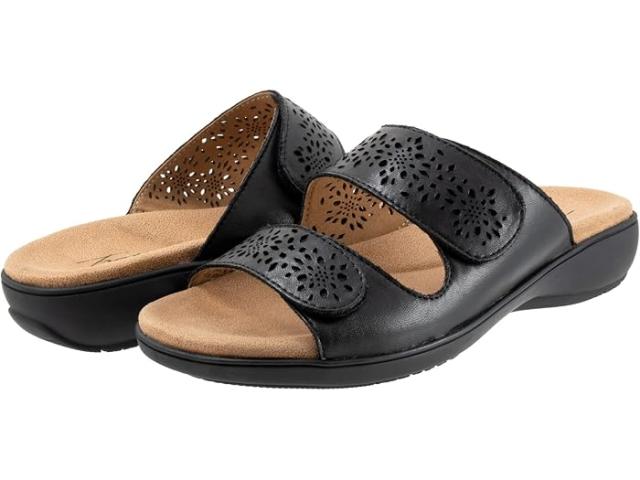 (取寄) トロッターズ レディース ルーシー Trotters women Ruthie Black Leather