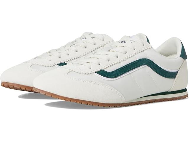 (取寄) バンズ スーパー Vans Super Lowpro Marshmallow/Emerald Green