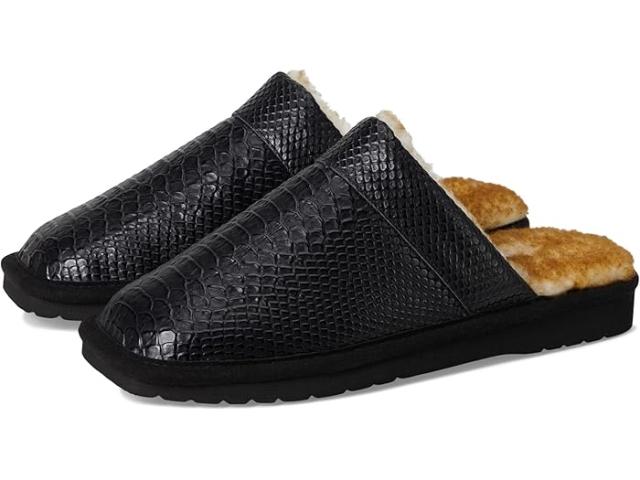 (取寄) アリアット メンズ シルバースミス エキゾチック スリッパ Ariat men Silversmith Exotic Slipper Black Snake