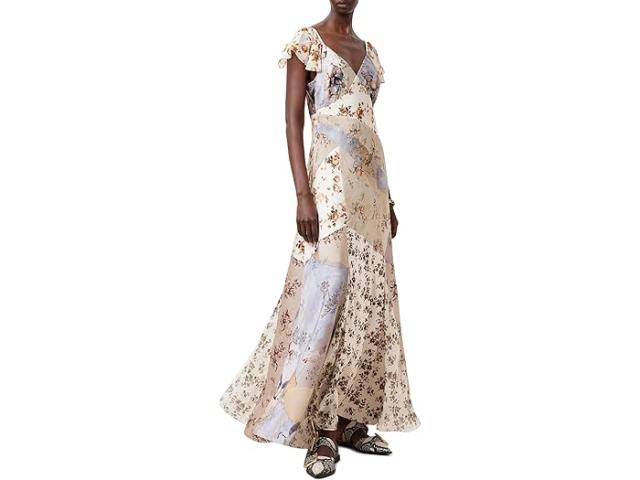 (取寄) オールセインツ レディース ララ ドレス AllSaints women Lala Dress Origin Ditsy Brown