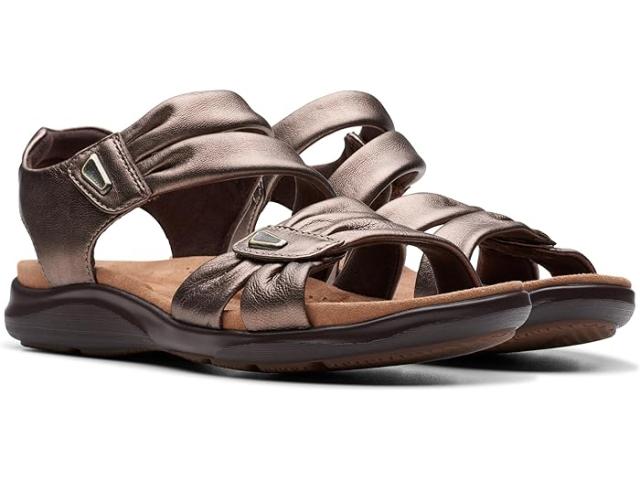 (取寄) クラークス レディース キトリー アベ Clarks women Clarks Kitly Ave Bronze Leather